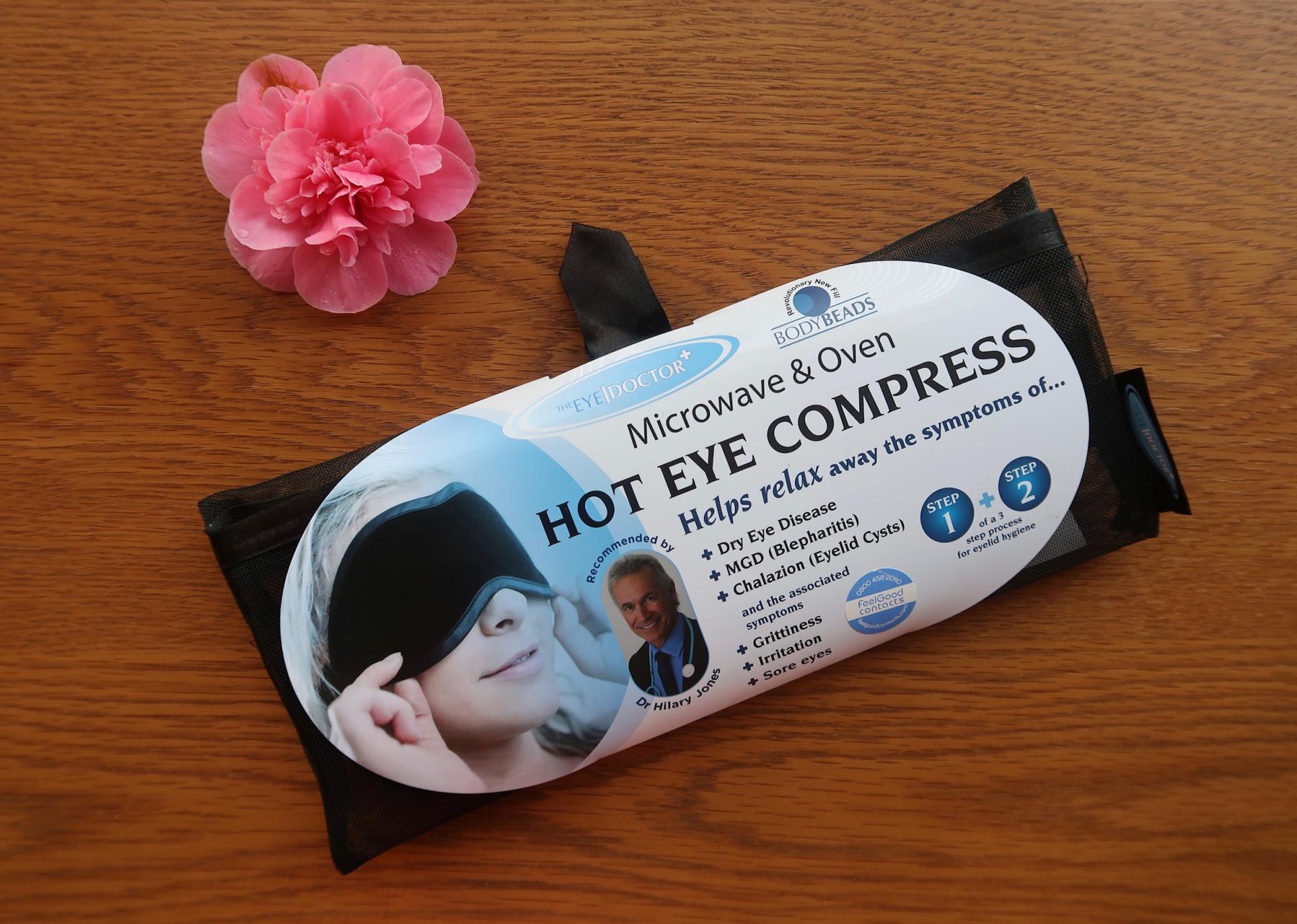 Hot Eye Compress Mask - Feel Good Contacts - REVIEW