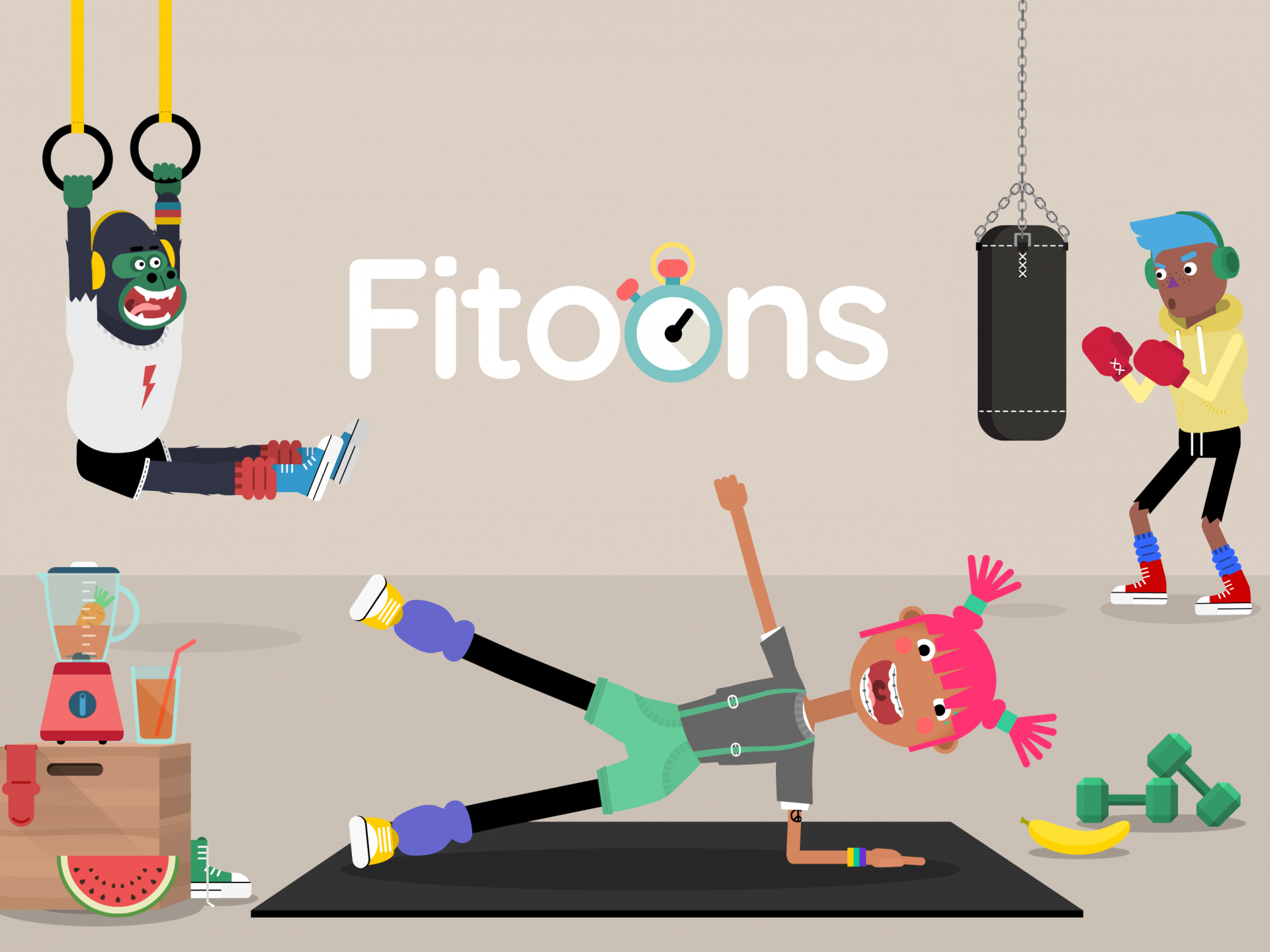 Fitoons App - **REVIEW** teaching kids about being healthy