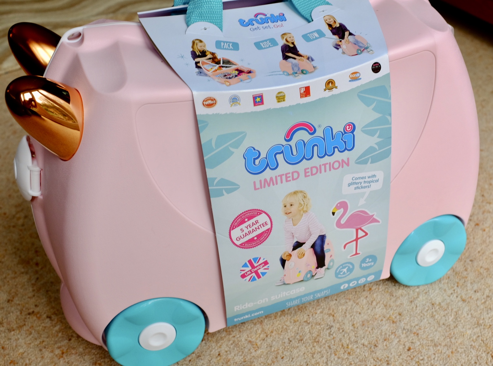Trunki - Ride on Suitcase for Kids **REVIEW** - Run Jump Scrap!