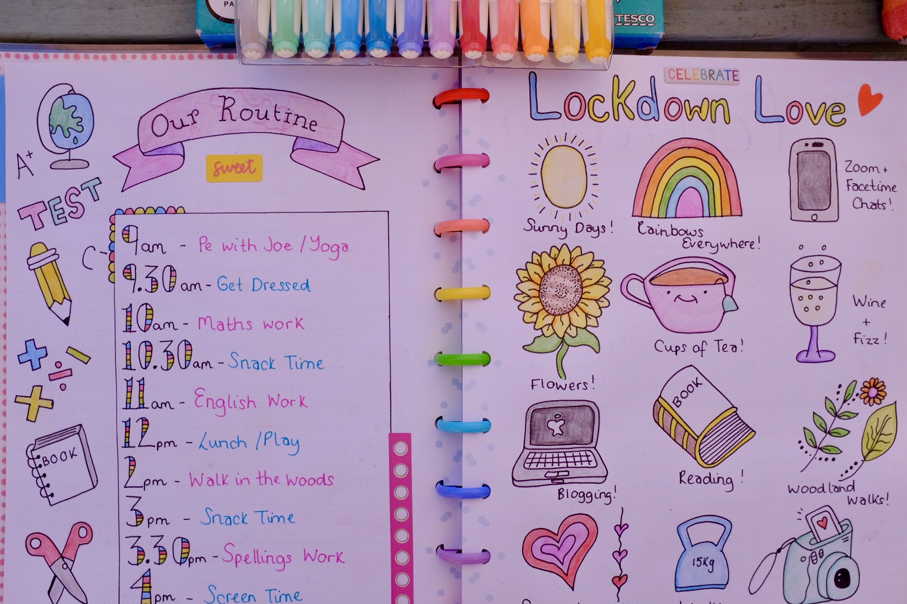 Starting a Bullet Journal for Lockdown Memories - Run Jump Scrap!
