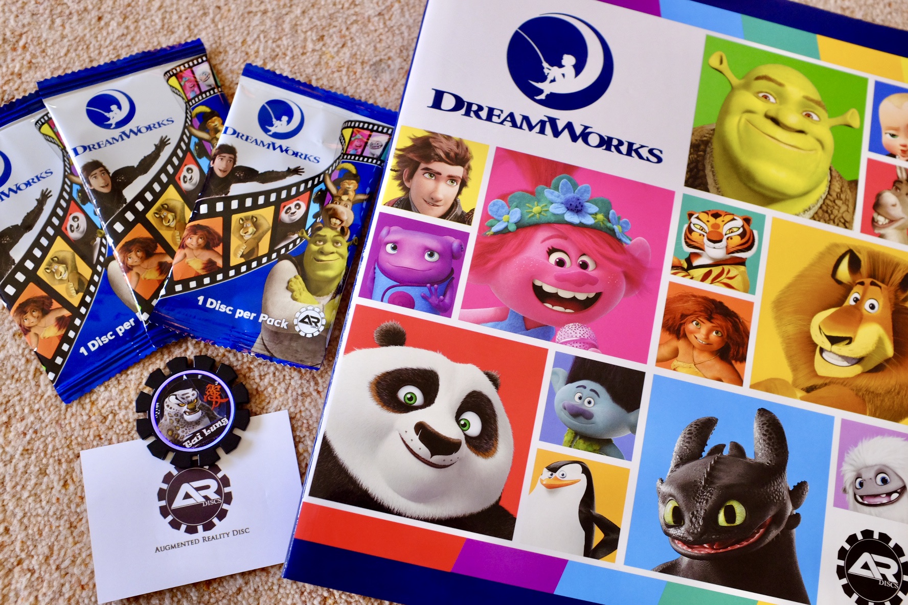 AR Discs - DreamWorks Augmented Reality Discs REVIEW